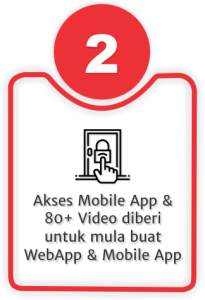 PAKEJ WEBAPP & MOBILE APP BUILDER (NO CODE)