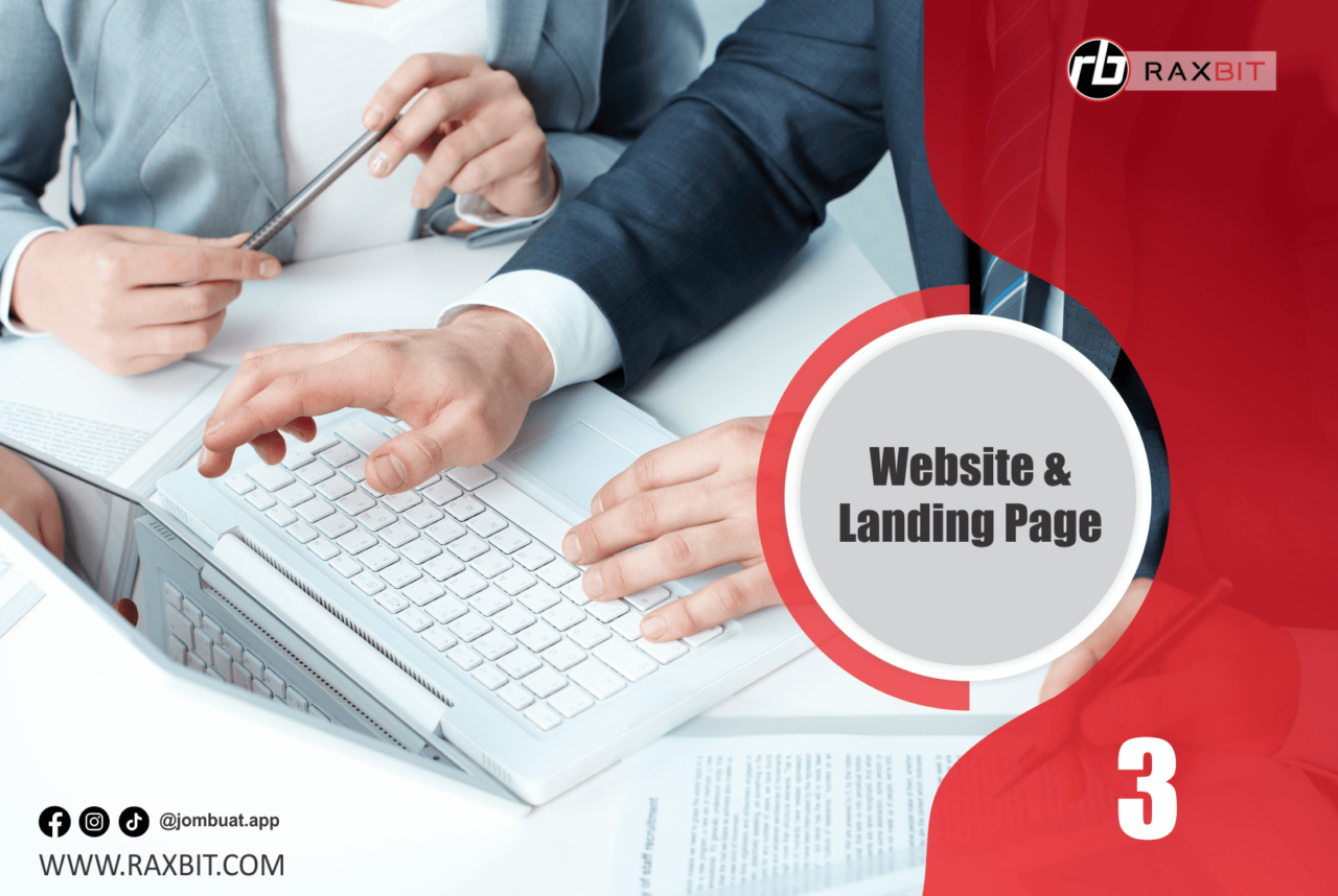 Bila ada page khas di website atau di landing page , letak logo dan ...